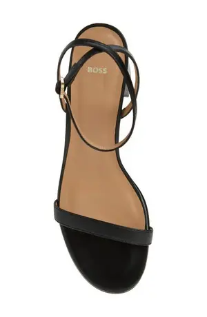 BOSS Cristas Ankle Strap Sandal - Black
