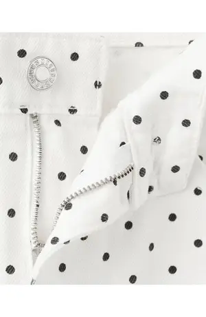 Mango Polka Dot Balloon Jeans - White