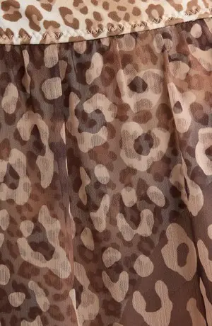 Ramy Brook Kensley Leopard Print Cover-up Jumpsuit