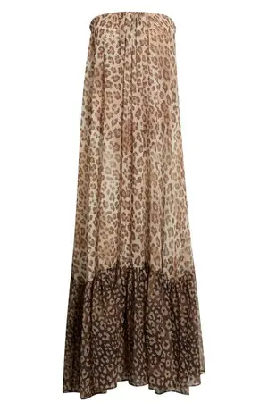 Ramy Brook Katrina Sheer Strapless Cover-up Dress