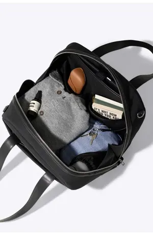 BEIS The Duffle Travel Bag With Laptop Sleeve And Trolley Pass-through - Black