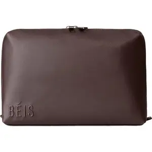BEIS The Large Cosmetics Pouch - Espresso