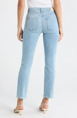 Paige Cindy Ankle Slim Straight Leg Jeans - Coliseum
