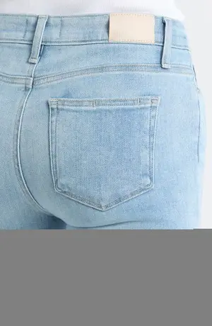 Paige Cindy Ankle Slim Straight Leg Jeans - Coliseum