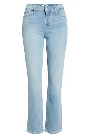 Paige Cindy Ankle Slim Straight Leg Jeans - Coliseum