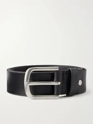 CORRIDOR Leather Belt - Black