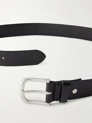 CORRIDOR Leather Belt - Black