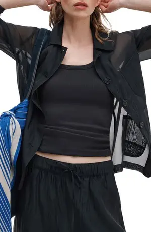 Rag & Bone Jolene Organza Chore Jacket
