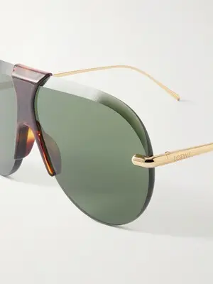 Loewe Aviator Sunglasses With Accents