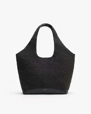 Cuyana Raffia Tote Bag With Top Handles