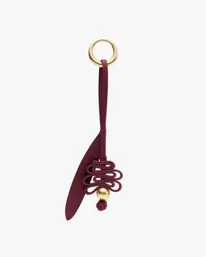 Cuyana Serpentina Keychain - Cherry