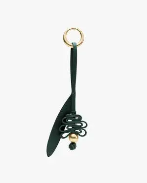 Cuyana Serpentina Keychain - Forest