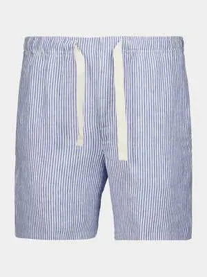 Orlebar Brown Orlebar Brown Alex Hemp Shorts Blue