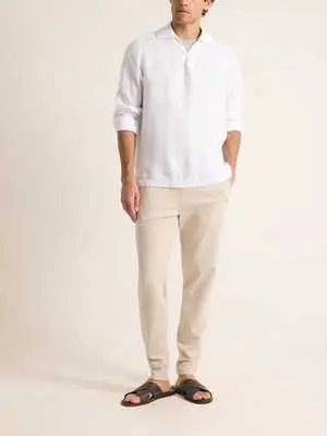 Orlebar Brown Biscuit Melange Cashmere Sweatpants