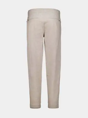 Orlebar Brown Biscuit Melange Cashmere Sweatpants