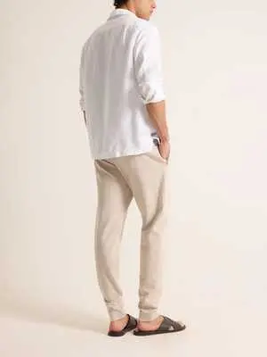 Orlebar Brown Biscuit Melange Cashmere Sweatpants