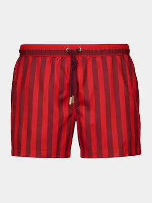 Orlebar Brown Vermillion Stripe Jack Swim Shorts - Red