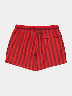 Orlebar Brown Vermillion Stripe Jack Swim Shorts - Red