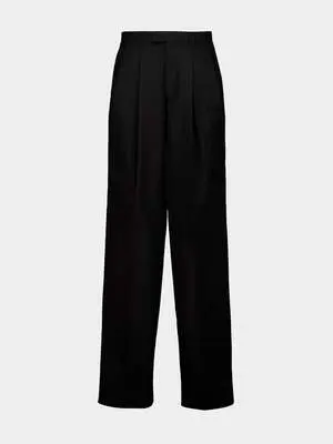 Givenchy Double Pleat Cotton Trousers