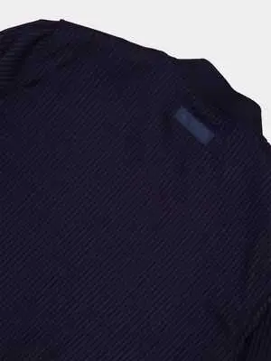 Givenchy Navy Wool Double Stripe Jacket