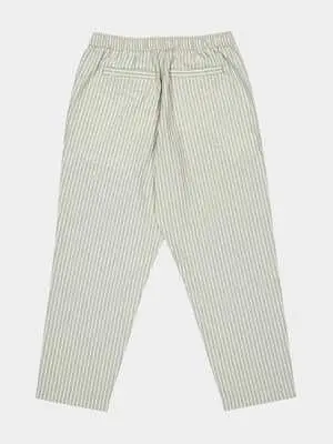 Orlebar Brown Elephant Seersucker Stripe Trousers - Grey