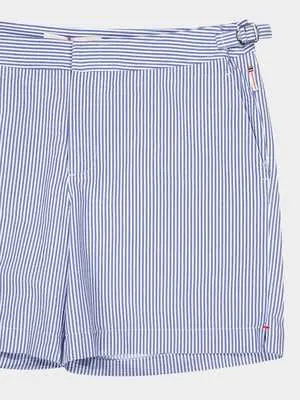 Orlebar Brown Nova Seersucker Bulldog Swim Shorts