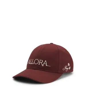 Hugo Woven Cap - Dark Red