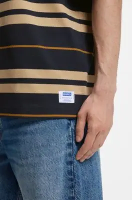 Hugo Loose-fit Striped T-shirt