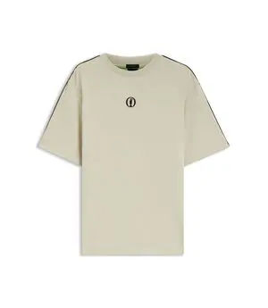 BOSS The Open Cotton T-shirt With Golf Graphic - Light Beige