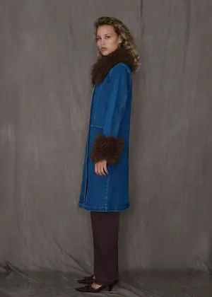 TT STUDIOS Penny Jacket With Fur Trim