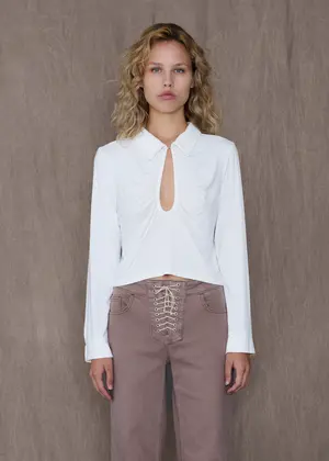 TT STUDIOS Gab Top With Keyhole Detail