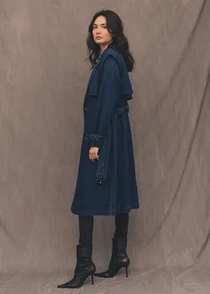 TT STUDIOS Denim Trench Coat
