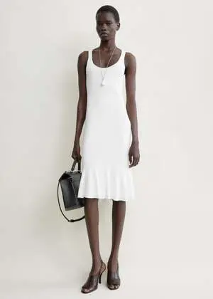 TOTEME Fluted Hem Dress