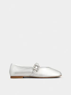 ROGER VIVIER Efflorescence Mary Janes - Silver