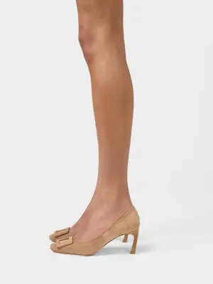 ROGER VIVIER Trompette Suede Pumps