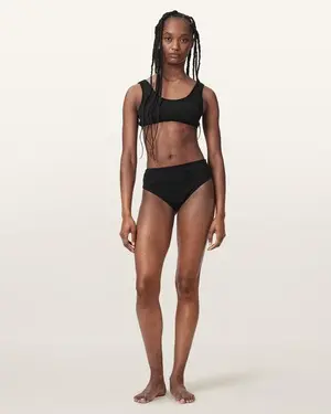 ALLSAINTS Mylah Mid Rise Bodycon Shorts