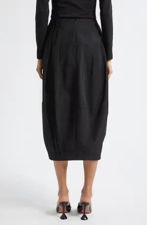 ISRAELLA KOBLA Daphne Lantern Midi Skirt