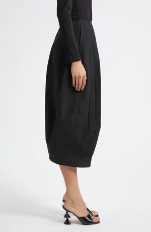 ISRAELLA KOBLA Daphne Lantern Midi Skirt