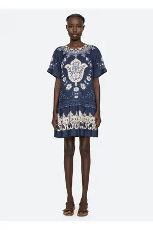 Sea Paisley Day Dresses