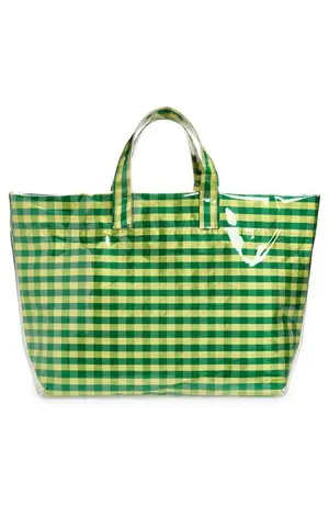 COMING OF AGE Gingham Tote