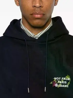 Drole De Monsieur Embroidered Hoodie