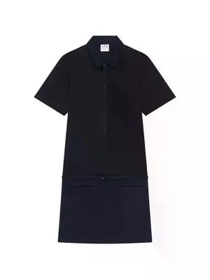 COURREGES Mini Polo Dress - Blue