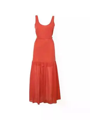 PENNYBLACK Belted Midi Dress - Orange