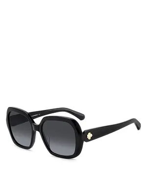 Kate Spade New York Noringa Square Sunglasses - Black