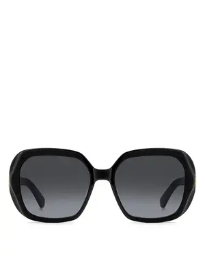 Kate Spade New York Noringa Square Sunglasses - Black