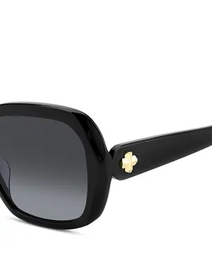 Kate Spade New York Noringa Square Sunglasses - Black