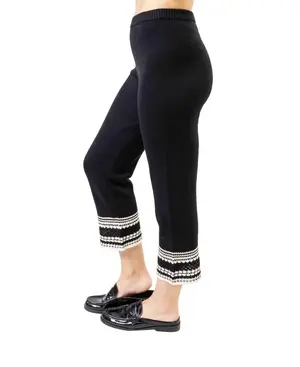 Central Park West Winona Crochet Edge Pants