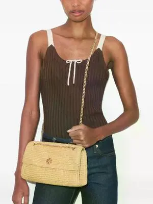 Tory Burch Mini Kira Turnlock Woven Shoulder Bag
