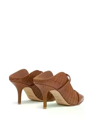 MALONE SOULIERS Maureen Embossed Leather Mules