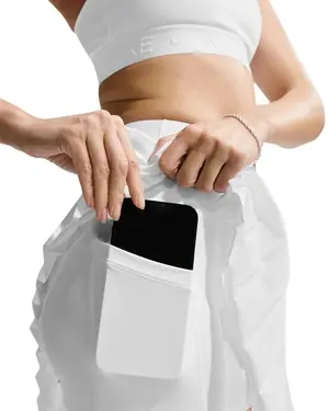 Nike Victory Dri-fit High-waisted Tennis Skort - White/black